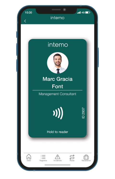 Electronic devices, tactile screen, access control | Intemo